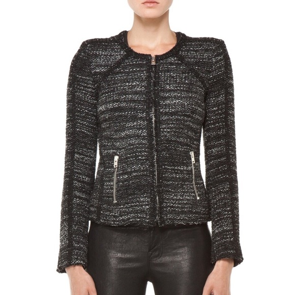 IRO | Jackets & Coats | New Black Iro Tweed Jacket | Poshmark